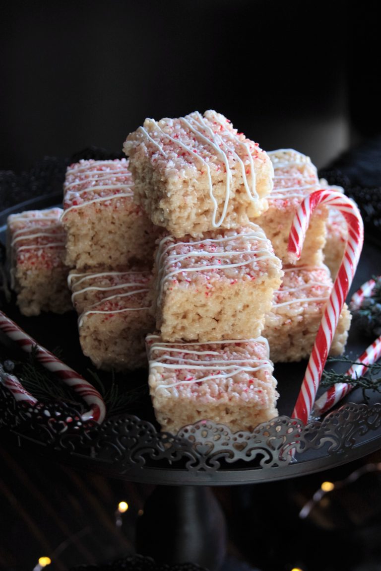 Candy Cane Rice Krispie Treats – The Speckled Door